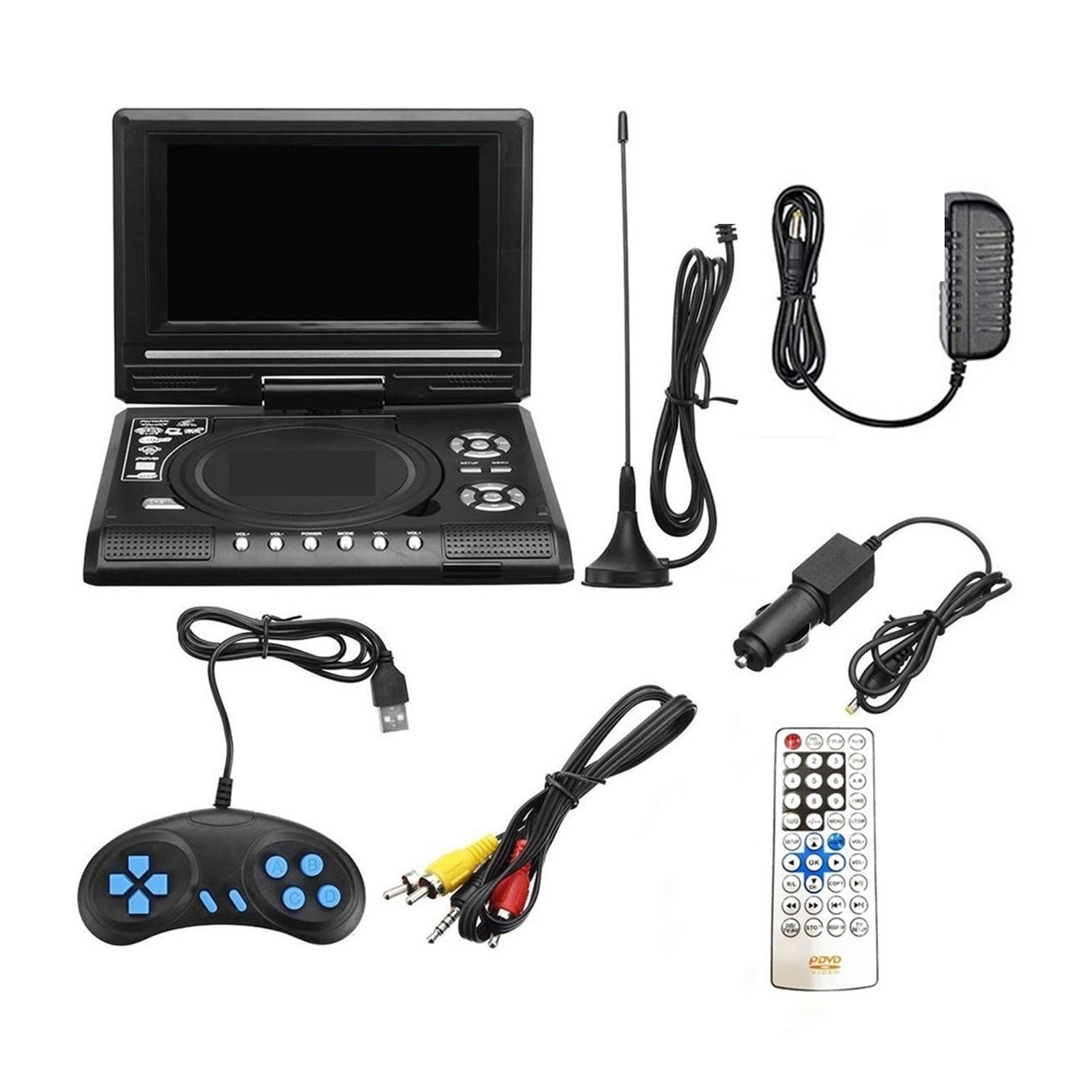 DVD Player Automotive Multimedia System 7.8 Inch Screen Player Portable ...