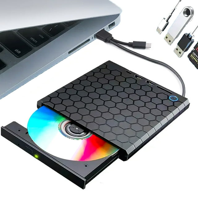 DVD Player for Laptop,External CD/DVD Drive for Laptop,7 in 1 USB ...