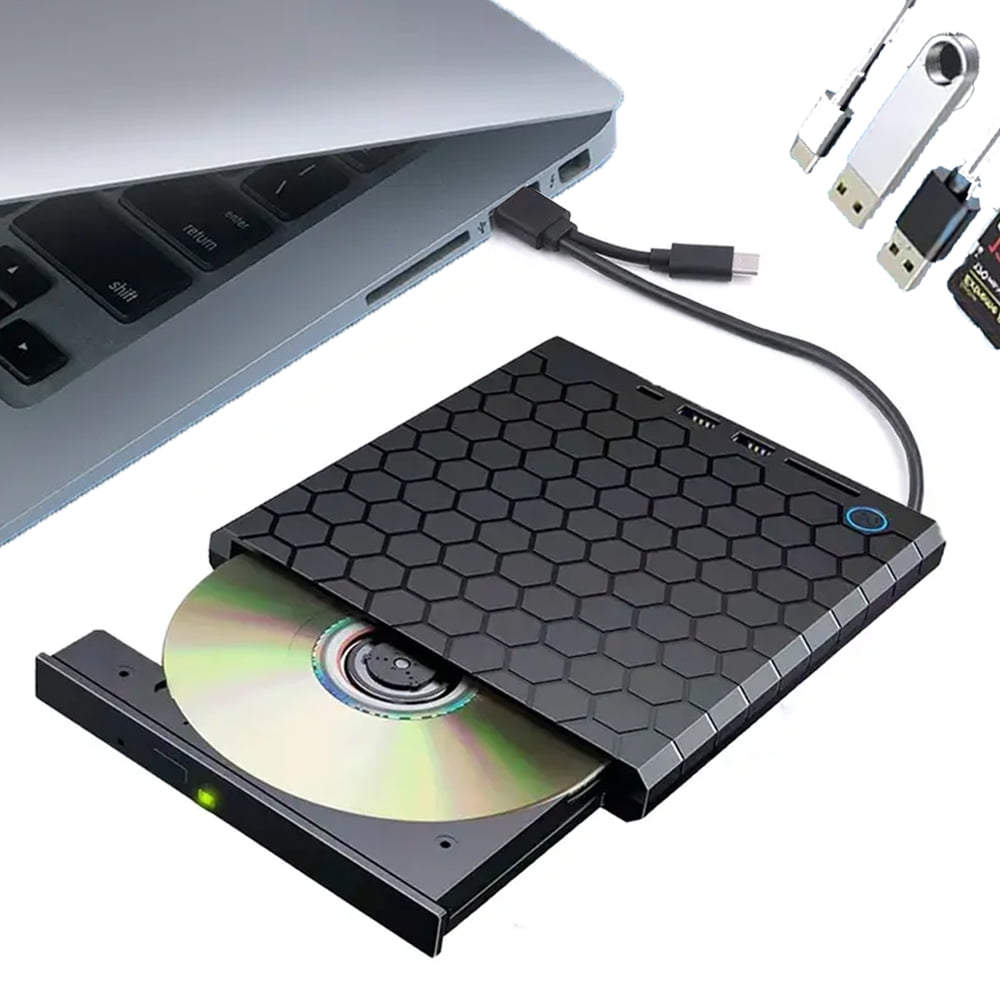 DVD Player for Laptop,External CD/DVD Drive for Laptop,7 in 1 USB ...