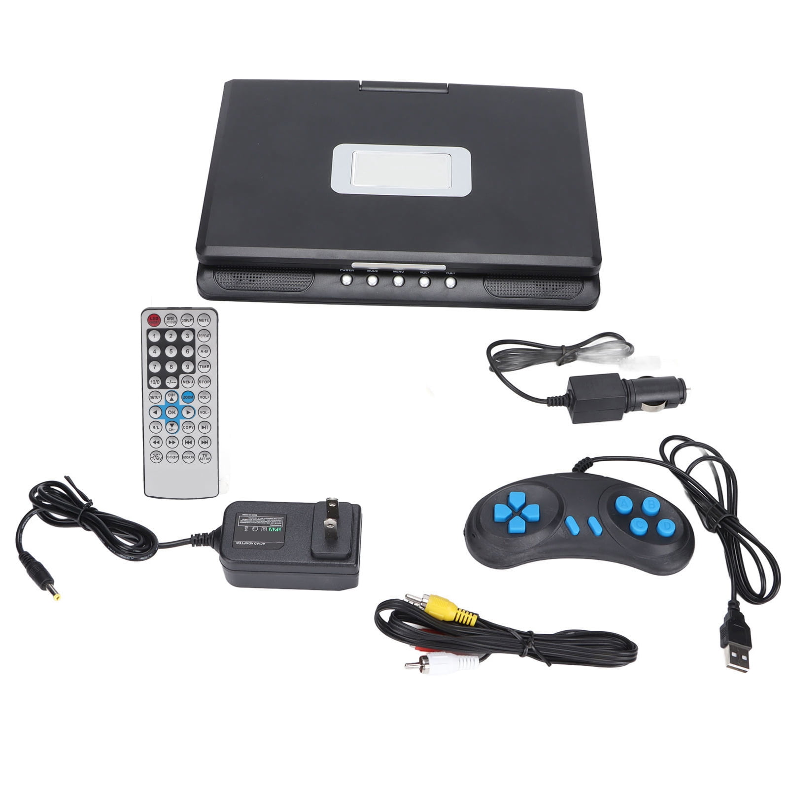 DVD Player Portable HD 270° Swivel Mobile DVD Player with USB Remote Control 110?240VLMD-998 US ...