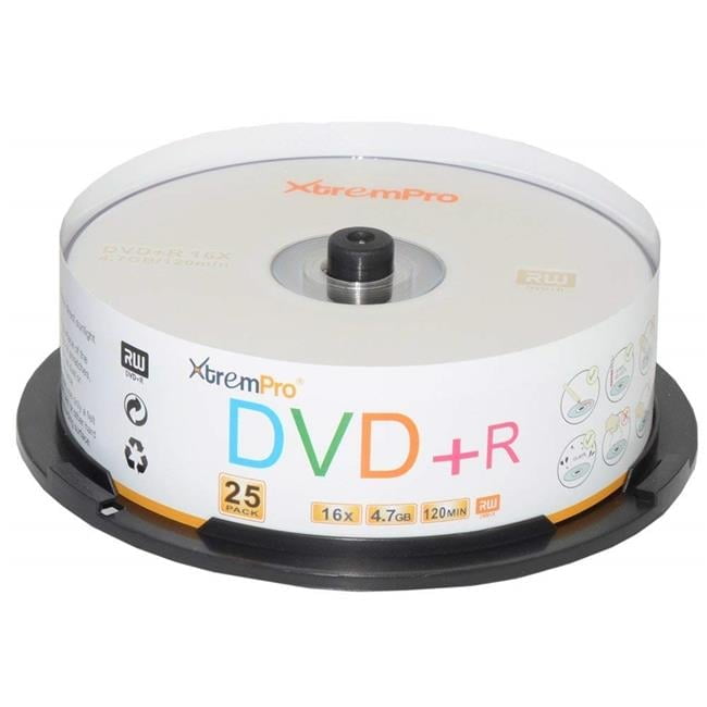 DVD-R 16X 4.7GB 120Min Recordable DVD Blank Discs in Spindle - Pack of ...