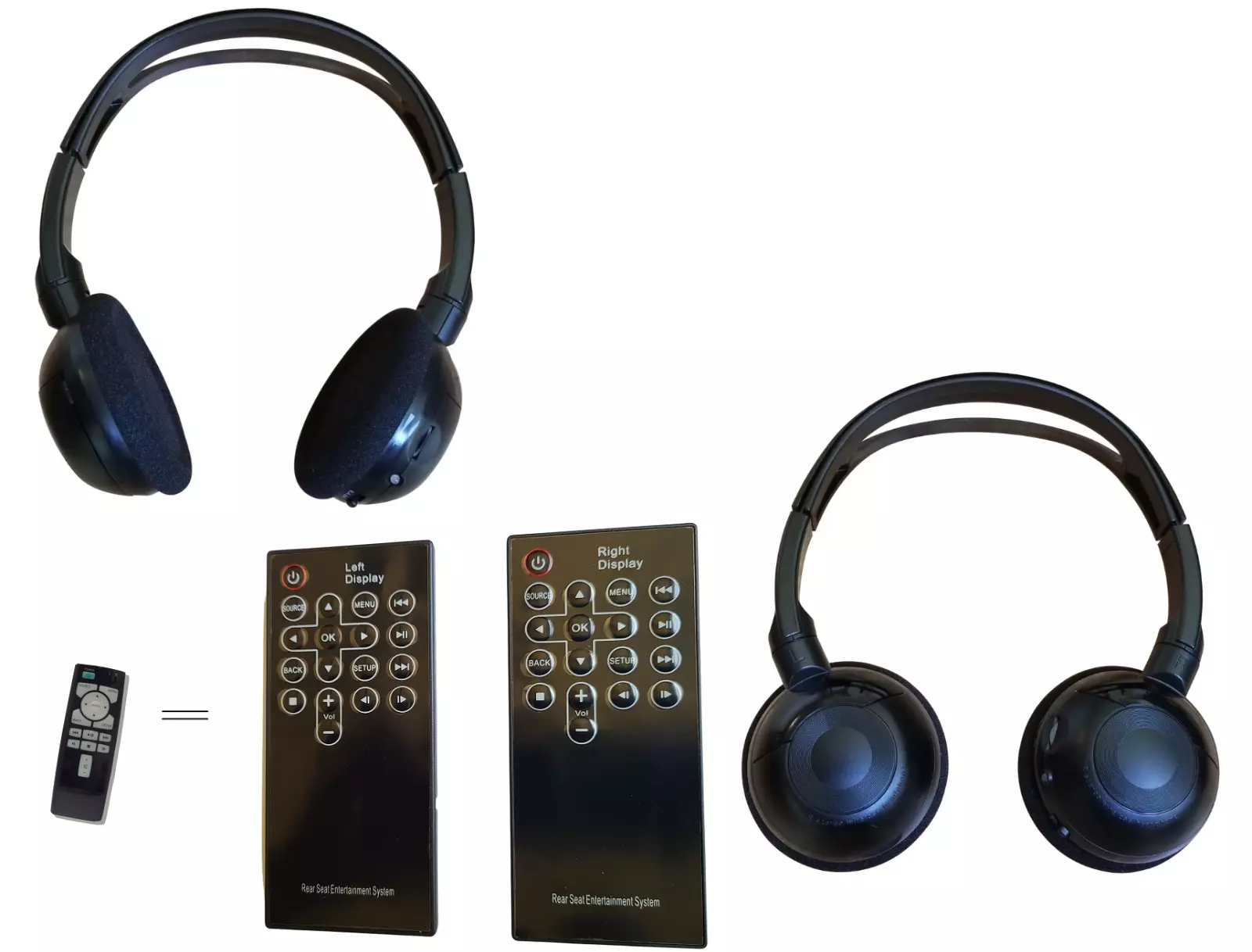 DVD Remote Control & Headphones for Infiniti QX80 2018 2019 2020 2021 ...