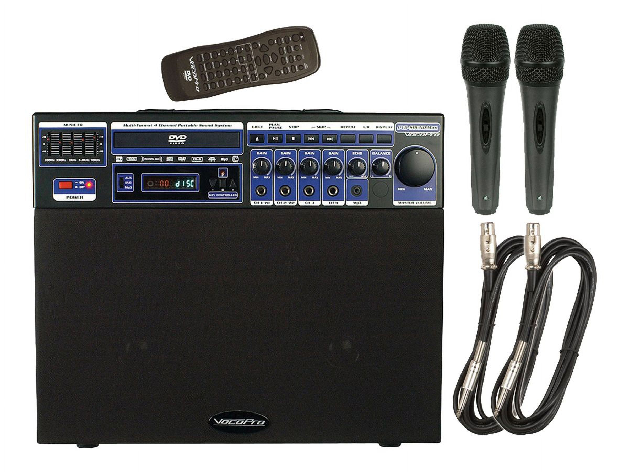 DVD-SOUNDMAN-Basic - 80W Multi-Format 4 Channel Portable Sound System ...