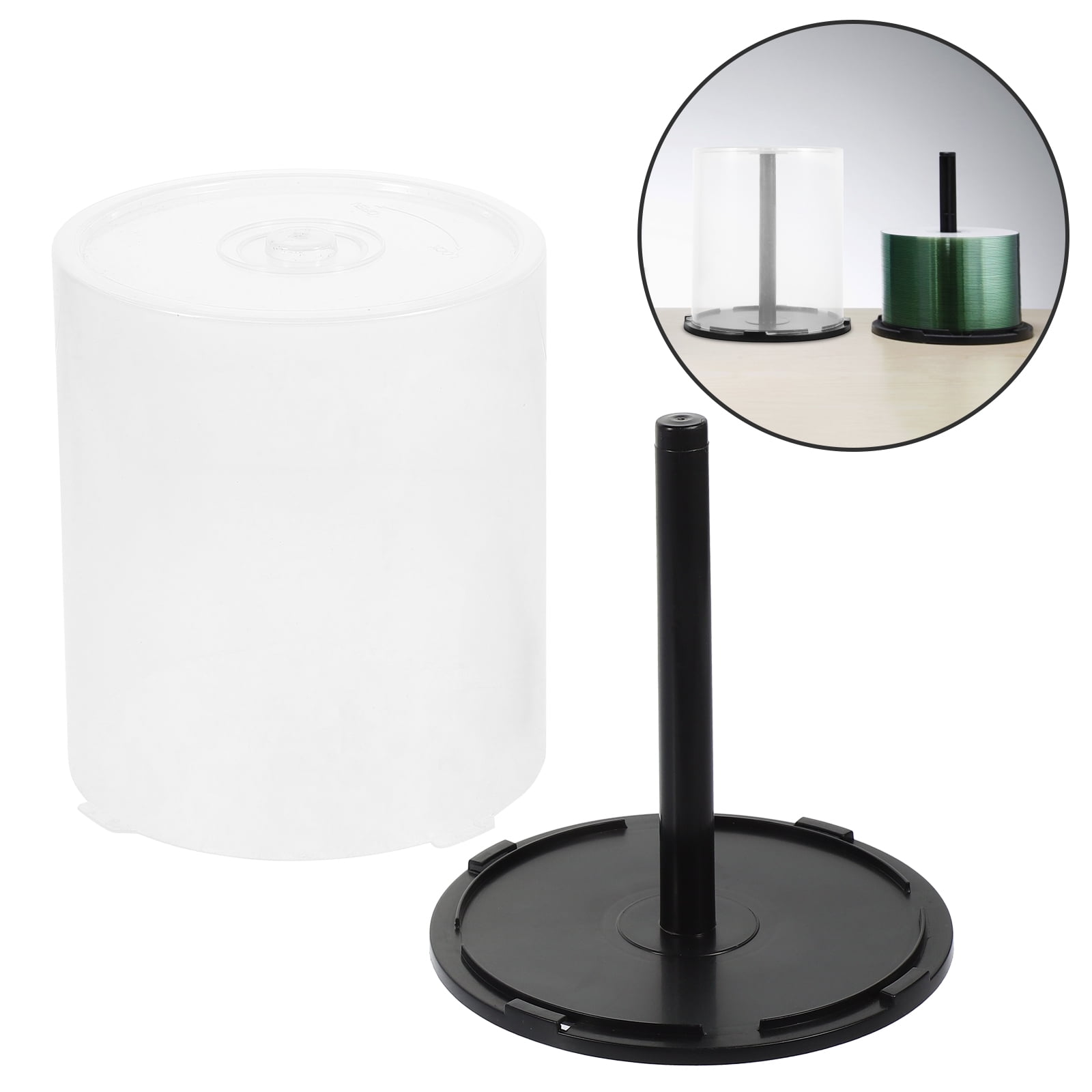 Plastic DVD Storage Holder Empty DVD Storage Bin Storage Case - Walmart.com