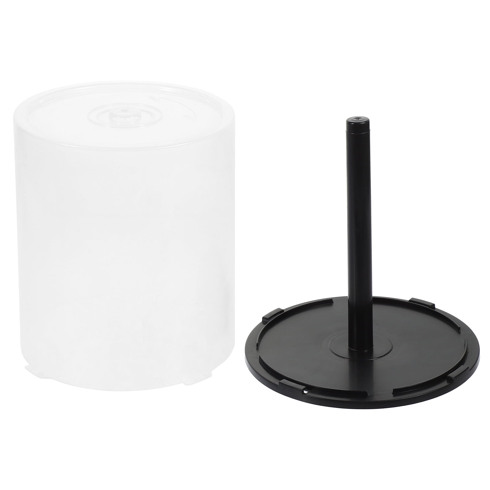 Plastic DVD Storage Container Empty DVD Storage Bucket Holder 1 Set ...