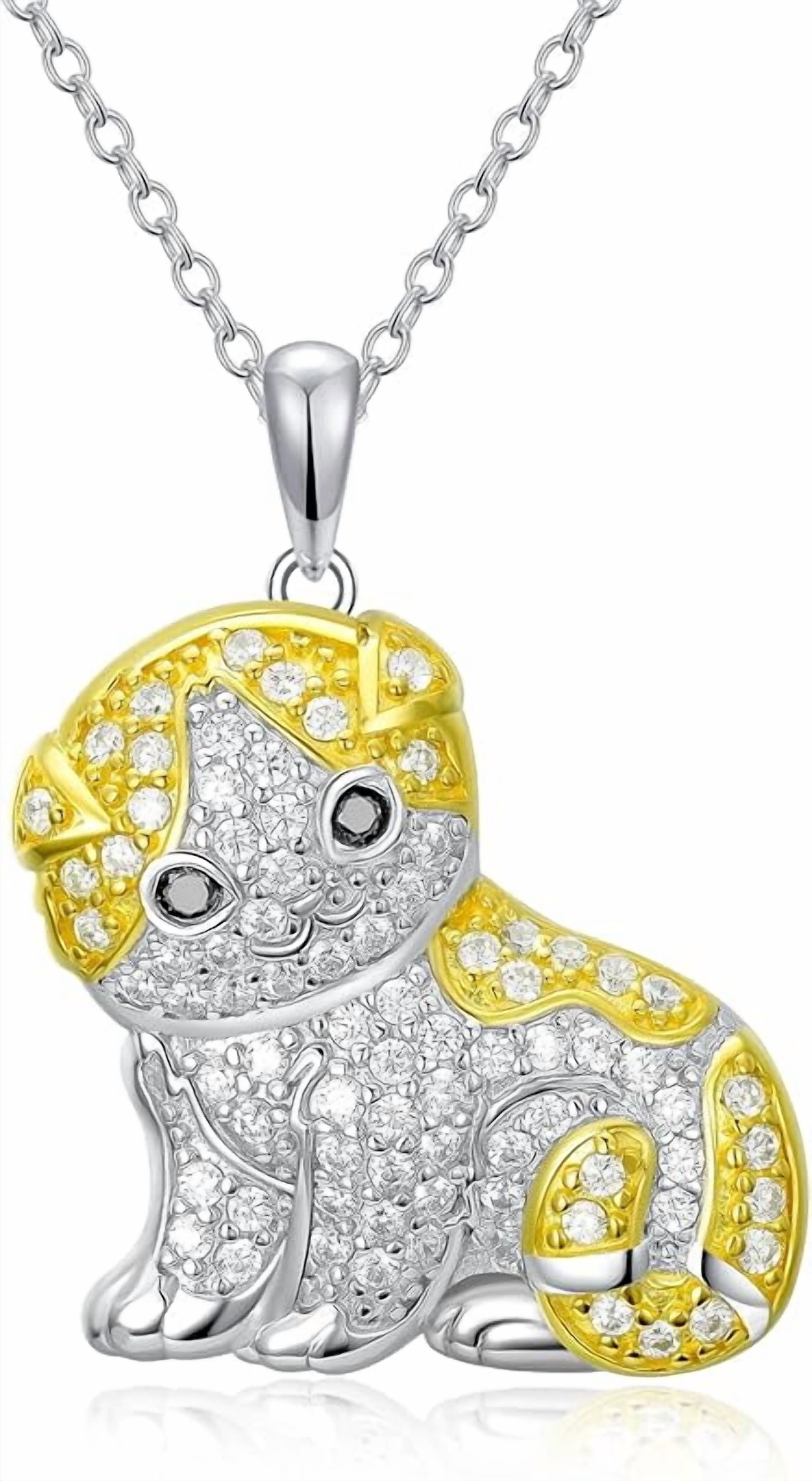 DVEATR Cat Necklaces 13 Breeds of Cats Necklaces S925 Sterling Silver ...