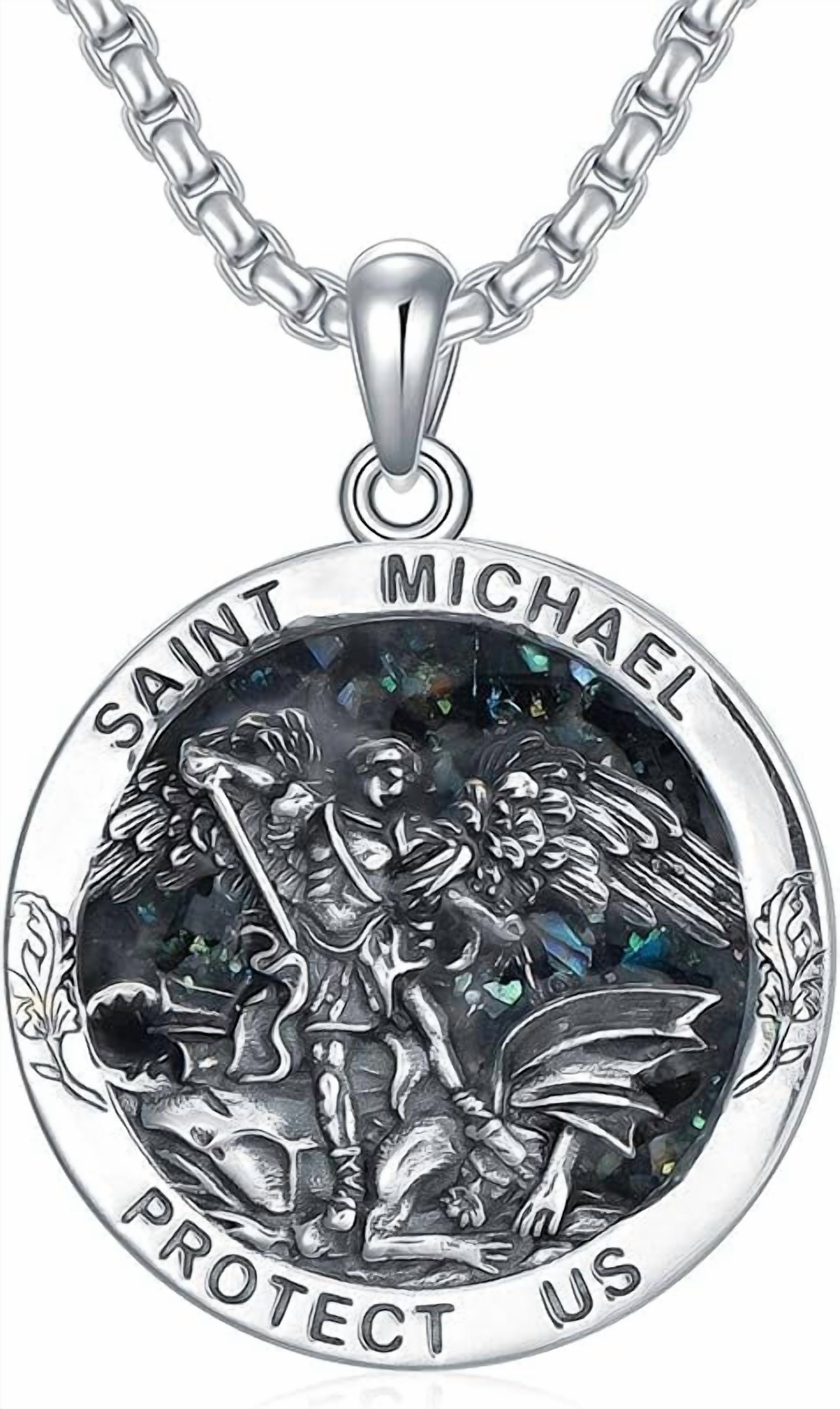 DVEATR St Michael/St Christopher/St Benedict/St Jude/Jesus/Virgin Mary ...