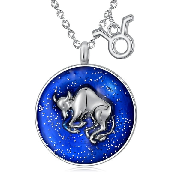DVEATR Taurus Necklace 925 Sterling Silver Taurus Pendant Necklaces ...
