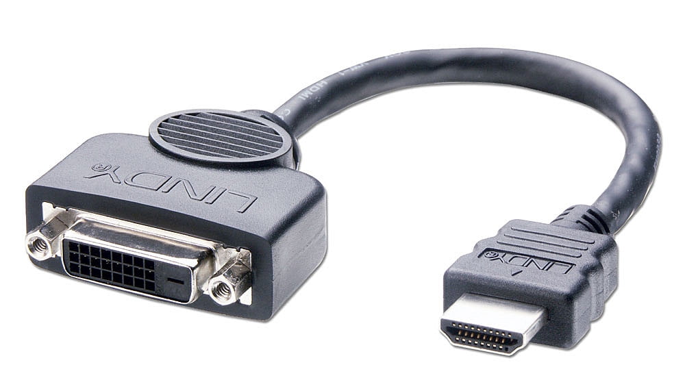 DVI-D Female to HDMI Male Adapter Cable, 0.2m - Walmart.com