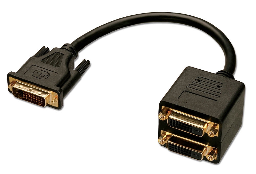 DVI Dual Link Splitter Cable, 2 Way - Walmart.com