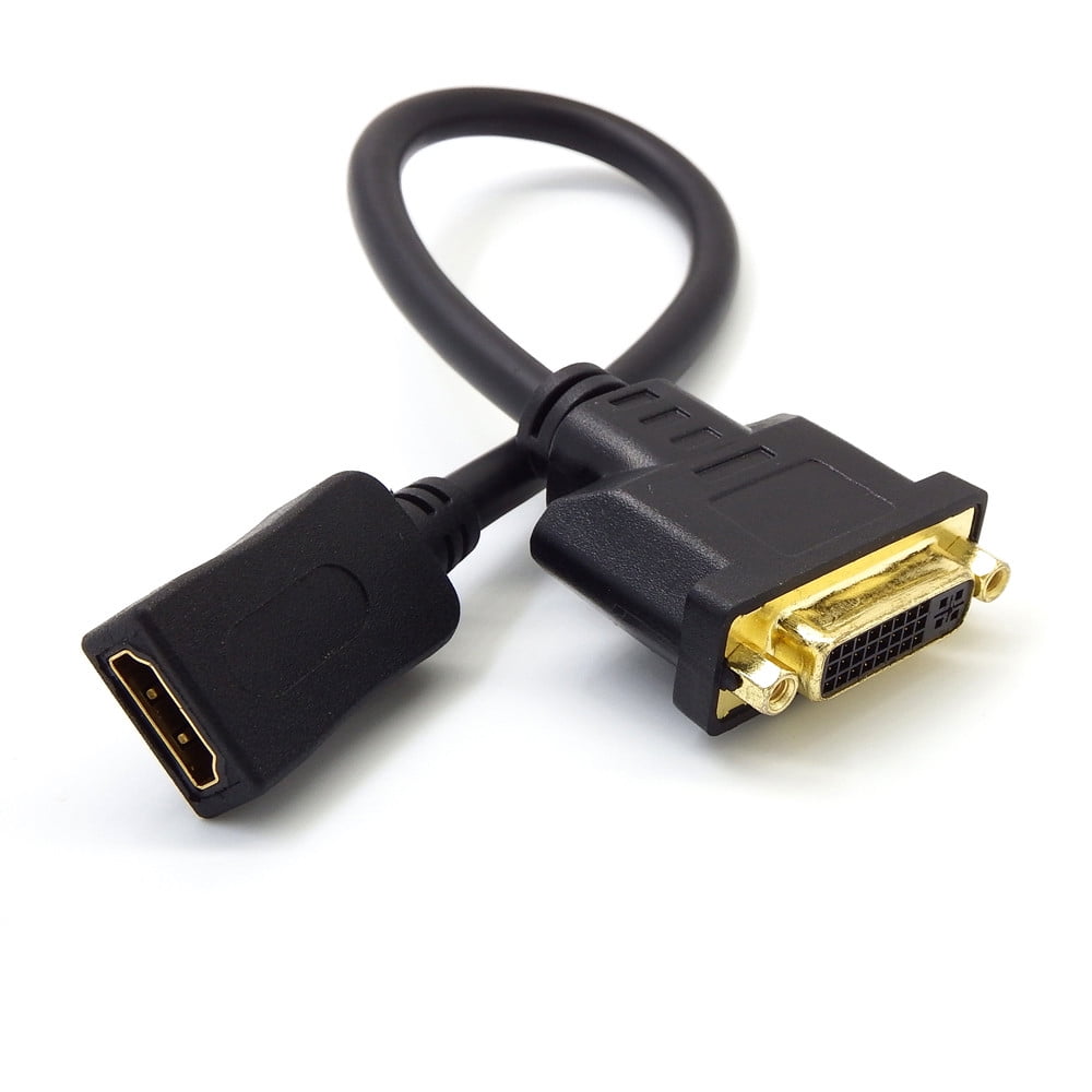 DVI-I Female to Female 24+5 Pin Digital Video Connector Adapter ...