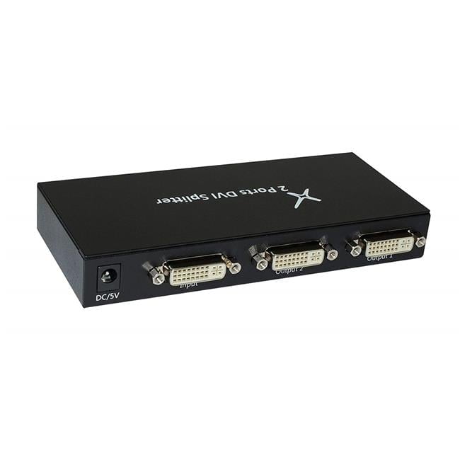 DVI Splitter 1 Input 2 Output Dual Monitor HDCP for Cascade Connection ...