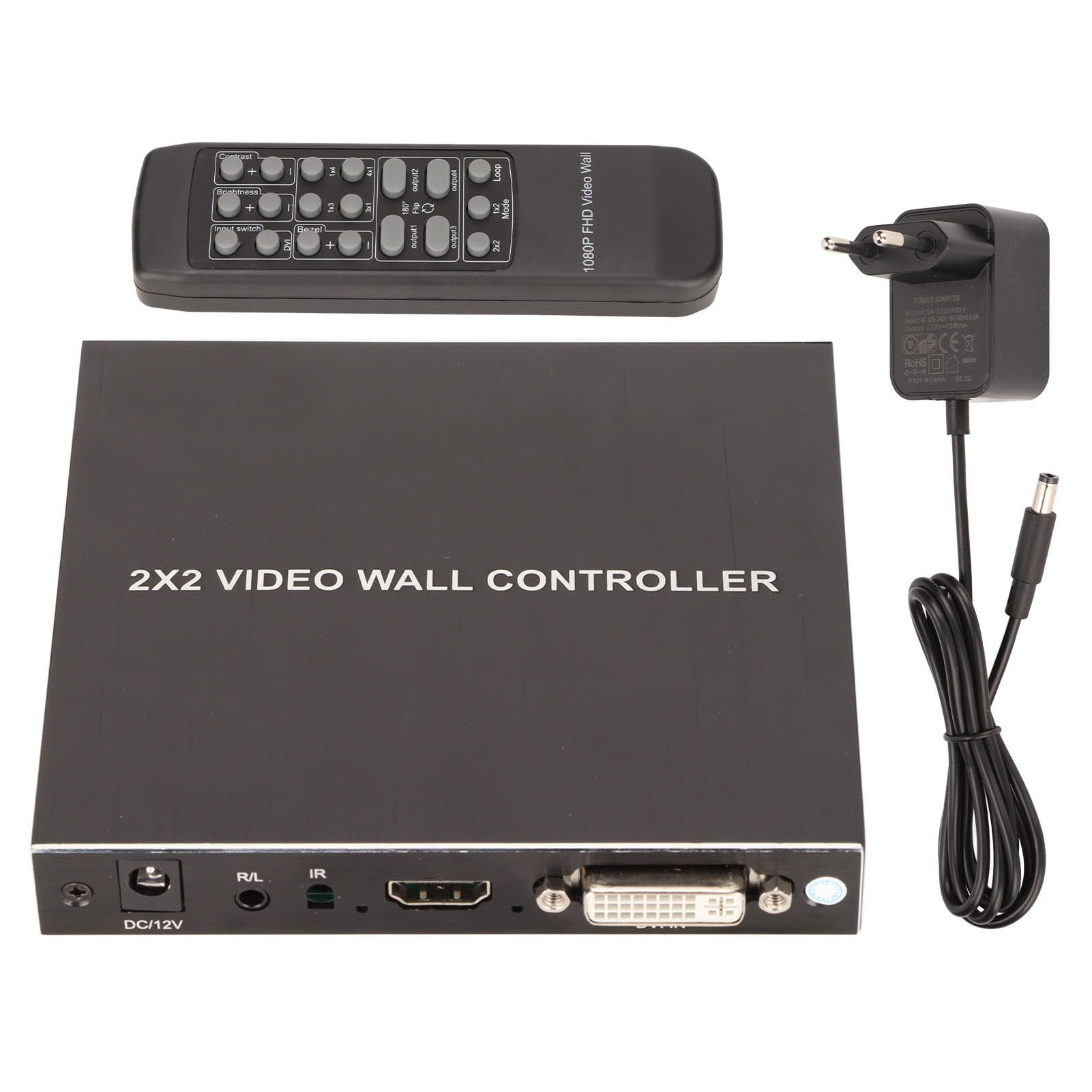 DVI TV Wall Video Controller 180 Degree Rotating HD Multimedia ...