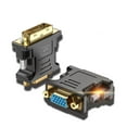ZYoo DVI To VGA Adapter, 24+5 Pin DVI-I Male to VGA Female Converter ...