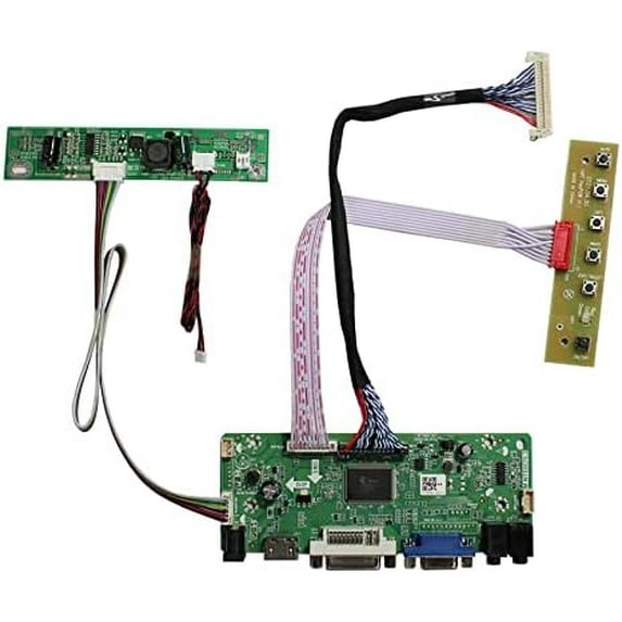 DVI VGA LVDs Display Controller Board for 21.5" 23" 27 inch 1920x1080 ...