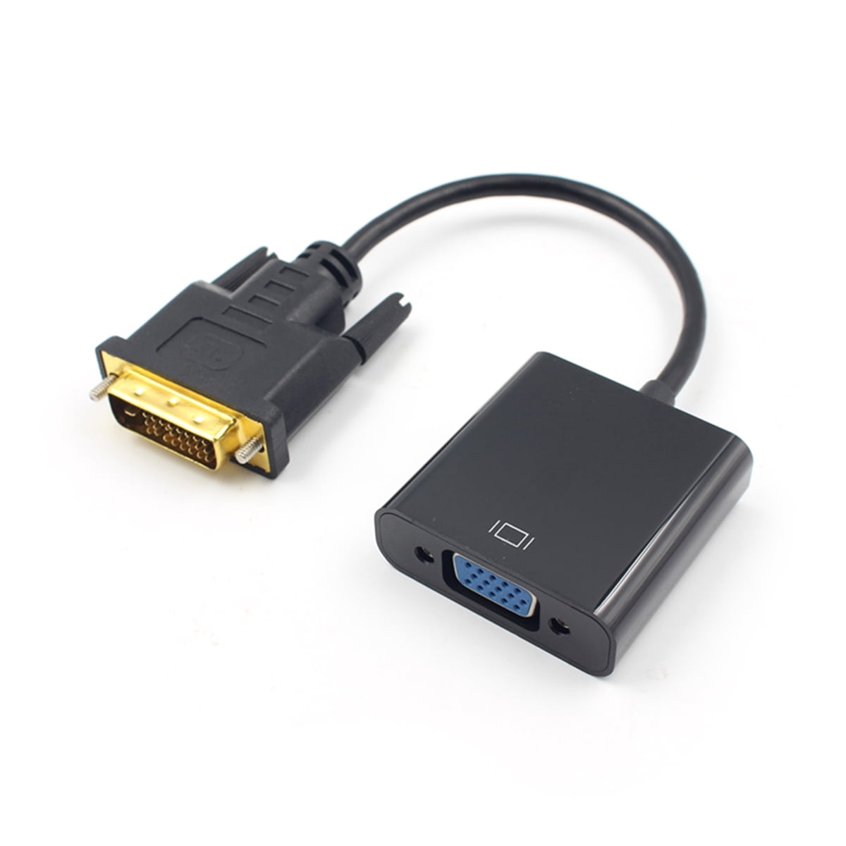 DVI to VGA Adapter DVI 24+1 DVI-D Male to VGA Female Cable Adapter ...