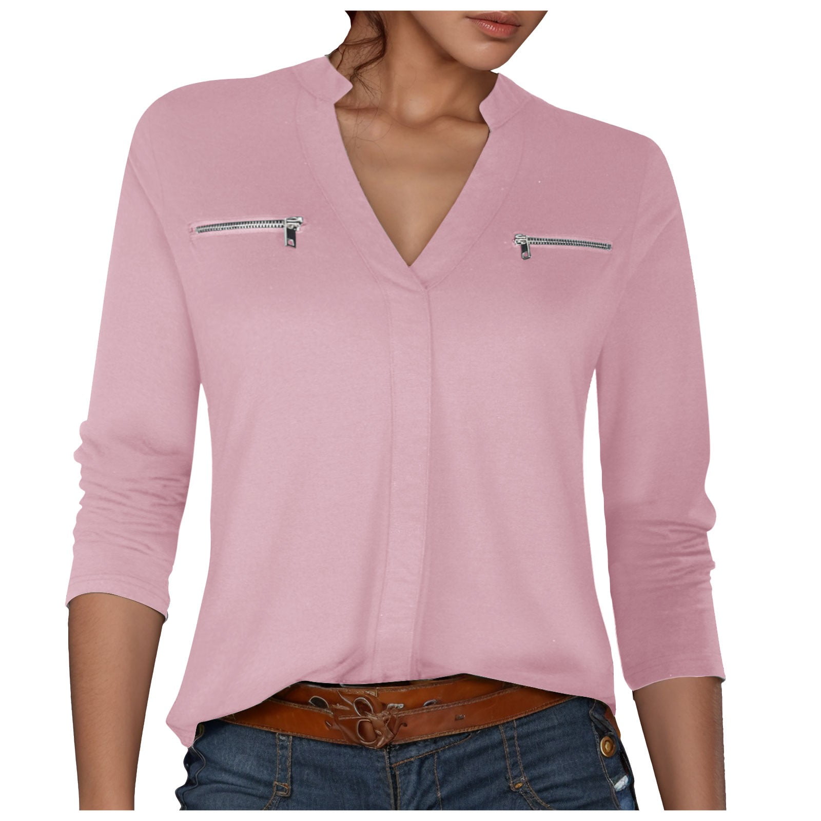 DVKOVI 2024 Versatile Dressy Blouse Fashion Fall Trendy Womens ...