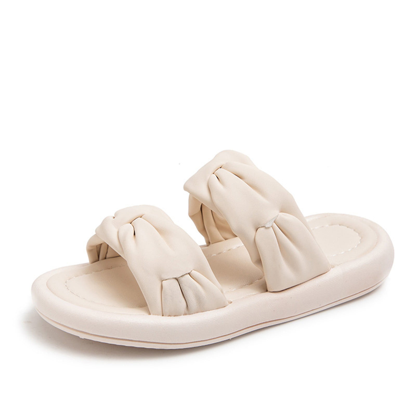 DVKOVI Children's Double Bands Slippers for Toddler Little Girl Summer ...