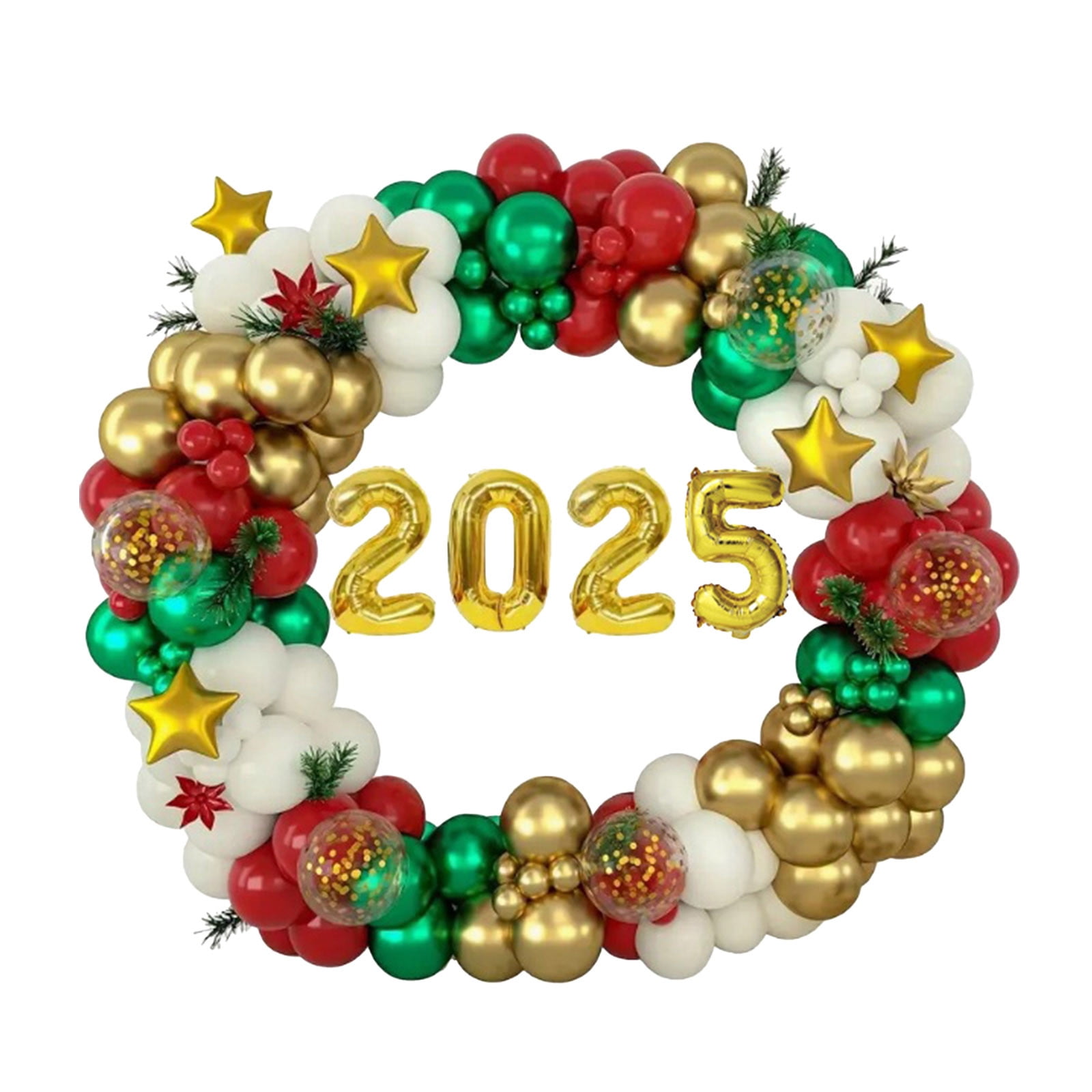 DVKOVI Christmas Balloon Garland Arch Kit 134pcs Christmas Tree ...