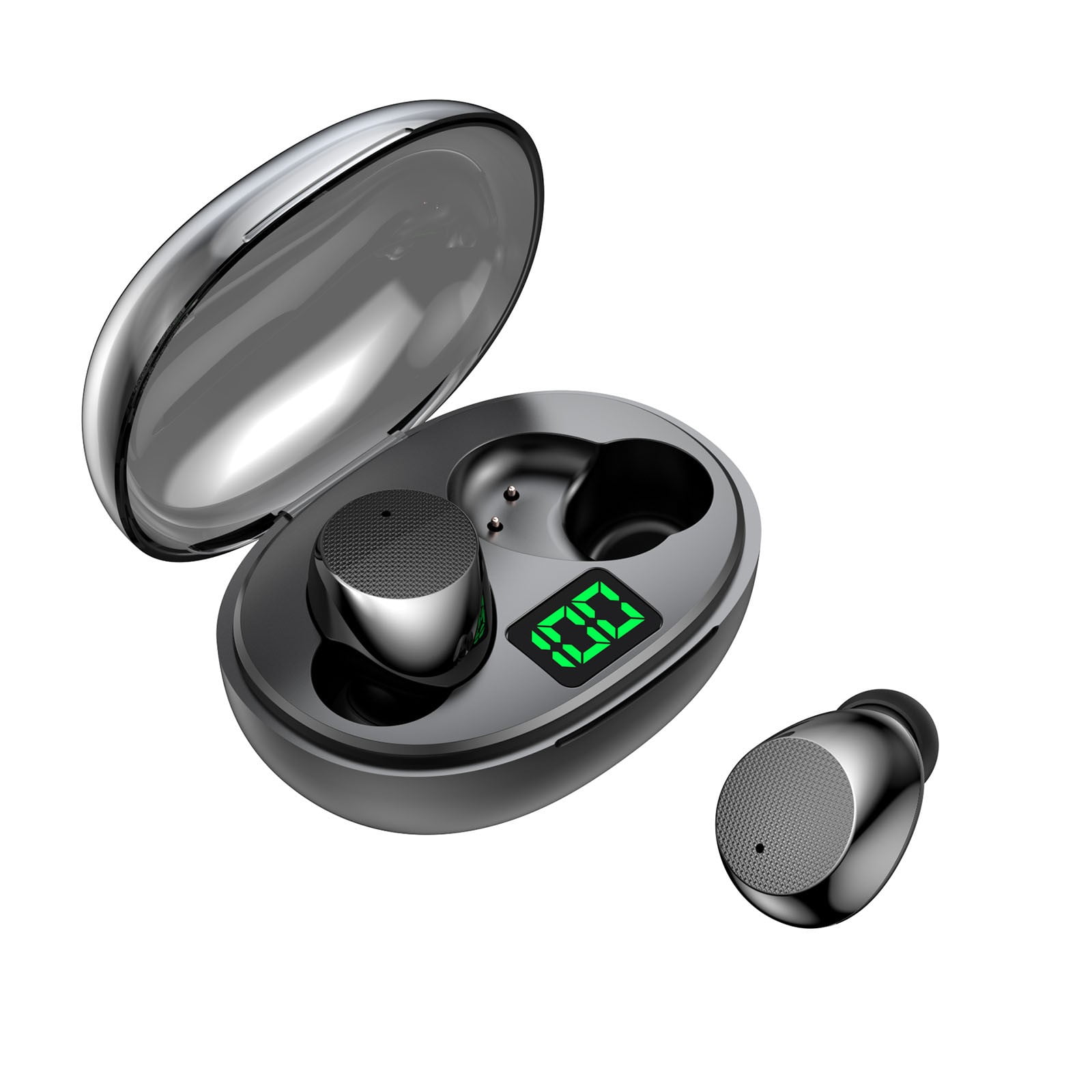 DVKOVI Earbud Headphones with Microphone Wireless Bluetooth Headphones ...