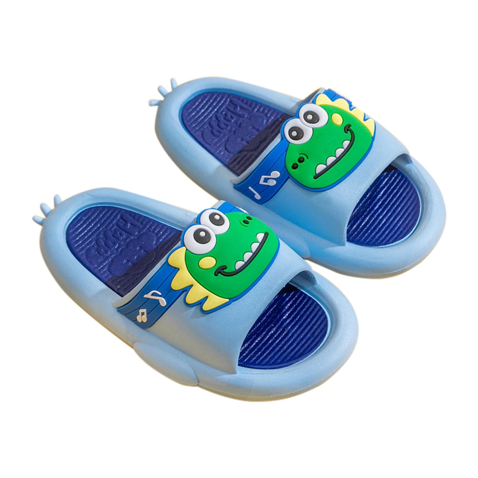 DVKOVI Girls Cute Dinosaur Slipper Toddler's Summer Bathing Shoe Little Child Boys Indoor ...