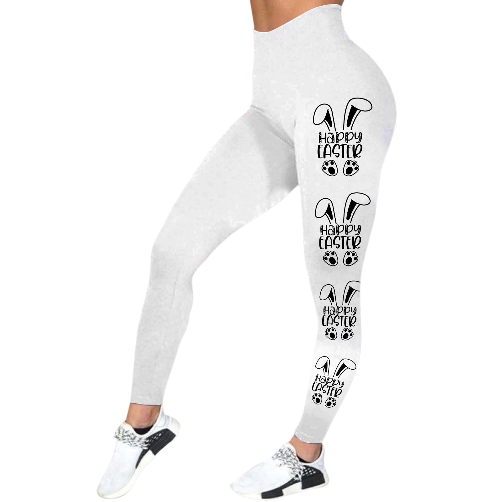 DVKOVI High Waisted Casual Training Pants Seamless Tights Leggings ...