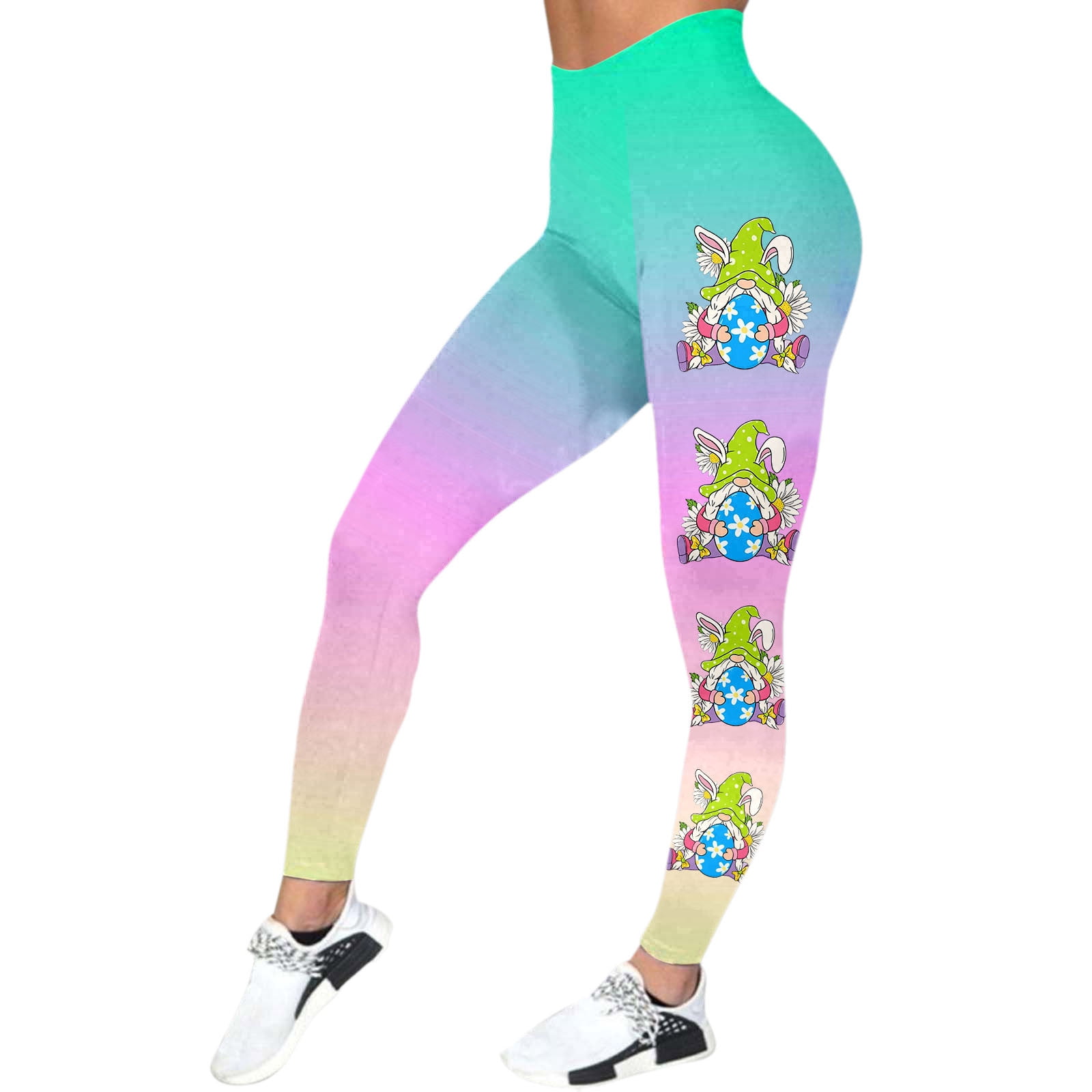 DVKOVI High Waisted Casual Training Pants Seamless Tights Leggings ...