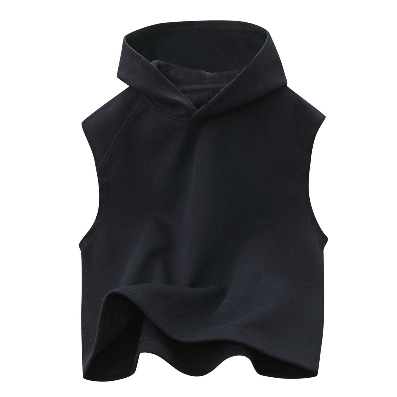 DVKOVI Kids Summer Clothes Solid Color Tank Tops Undershirts Hoodie ...