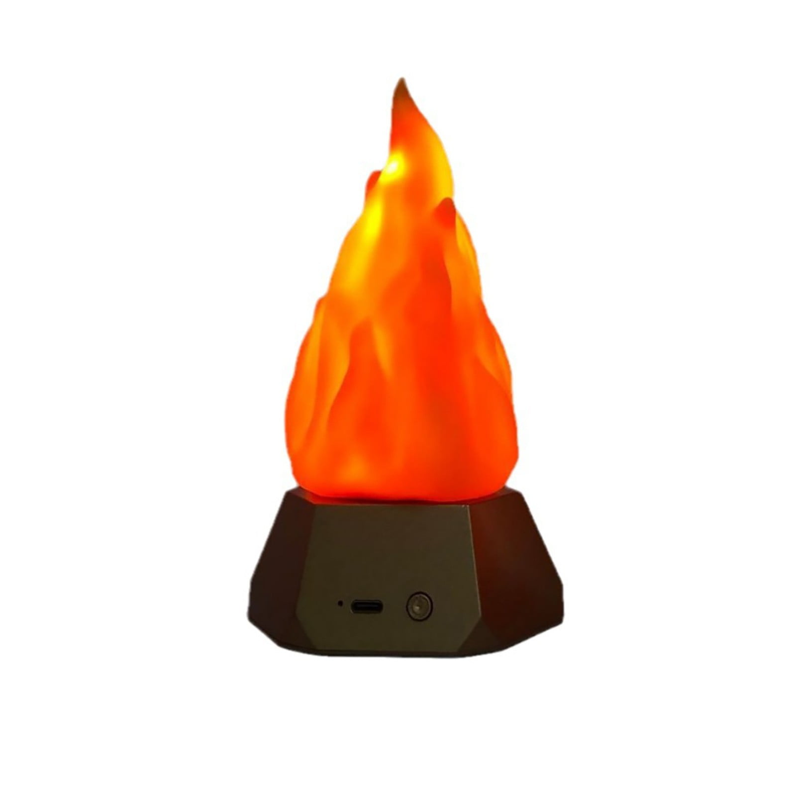 DVKOVI LED Flame Lights, Rechargeable Battery Flameless Candles, Fire ...