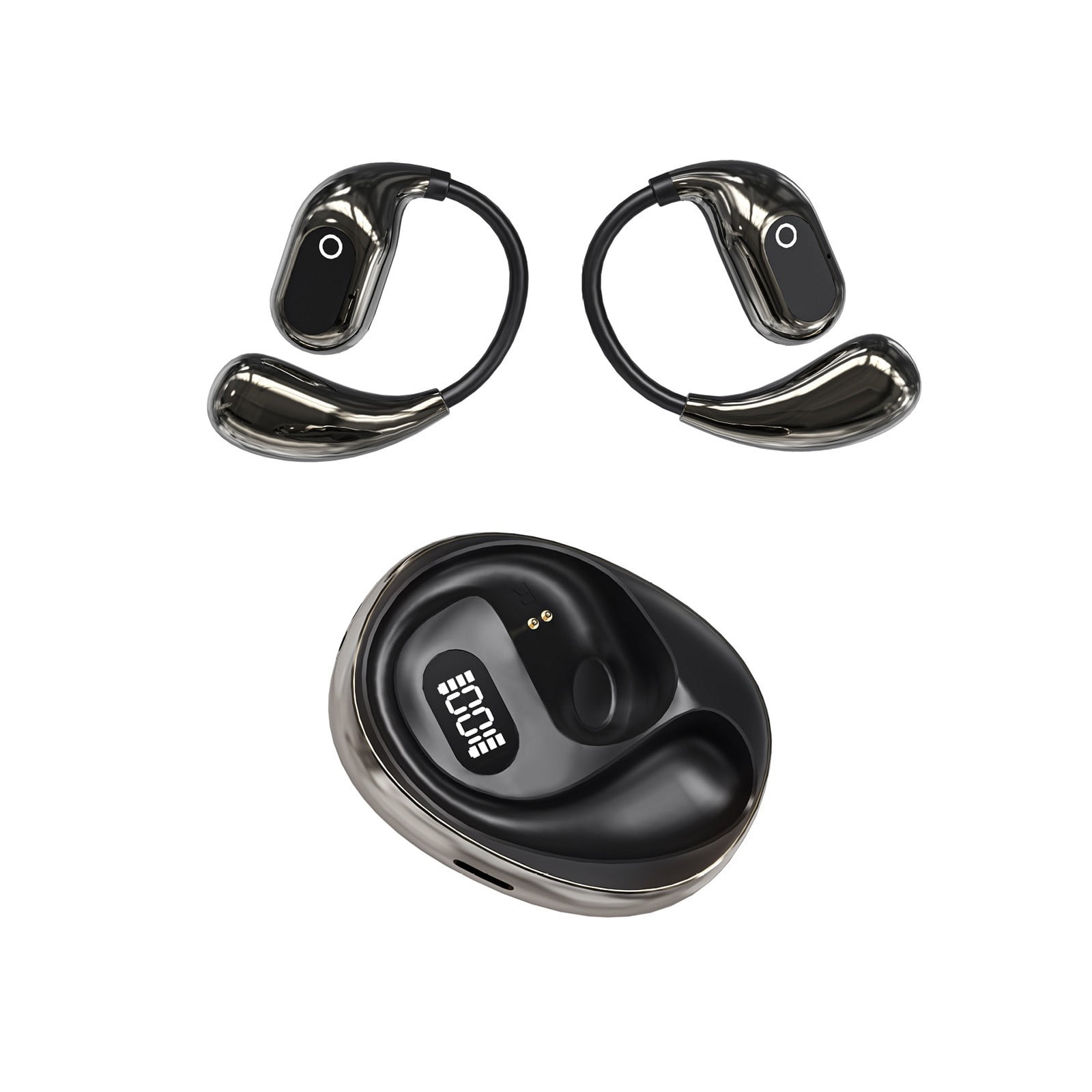 DVKOVI Language Smart Translation Headset Al Wireless Earbuds ...