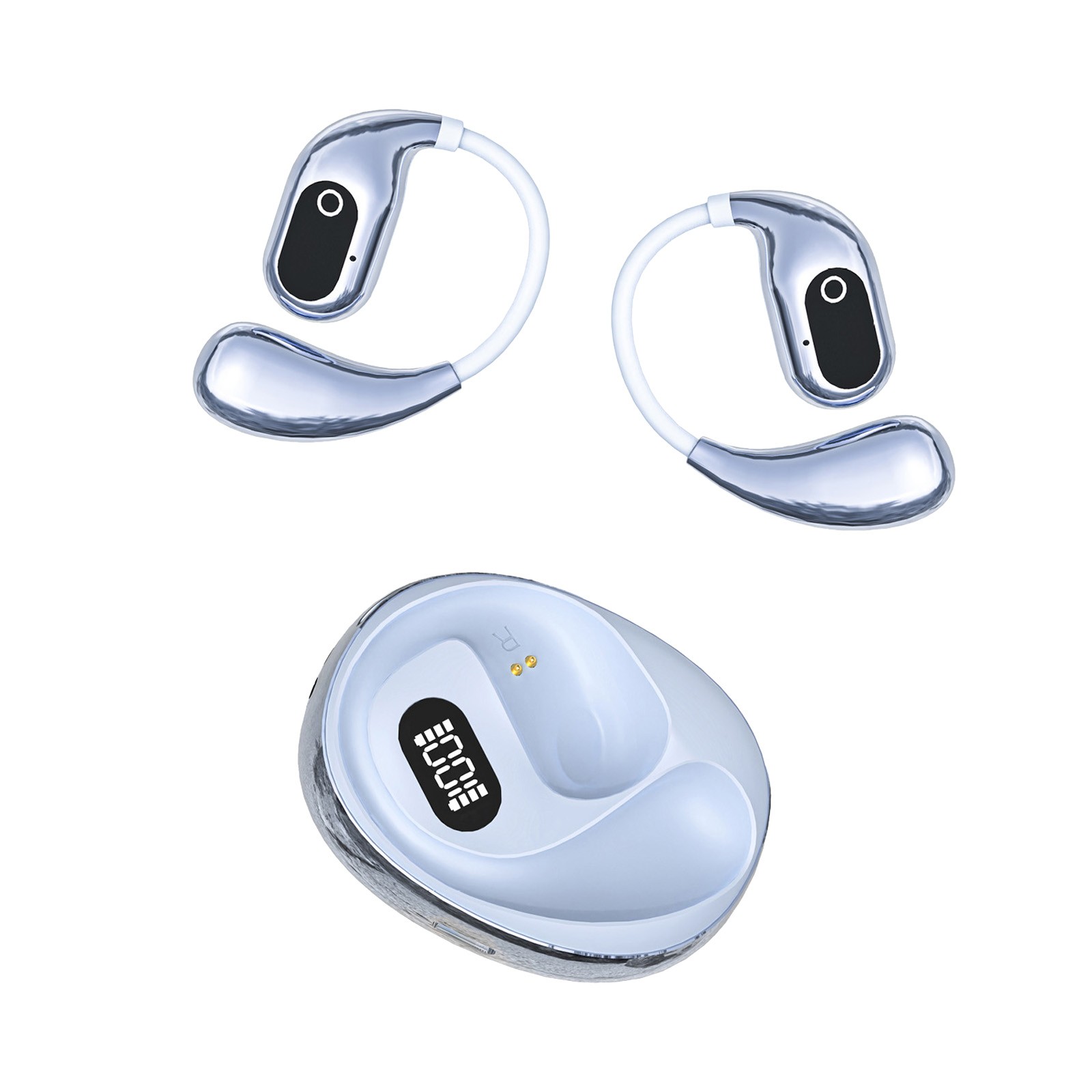 DVKOVI Language Smart Translation Headset Al Wireless Earbuds ...