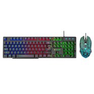 ICQOVD Gaming Keyboard USB Wired Floating Keyboard Ergonomic Water ...