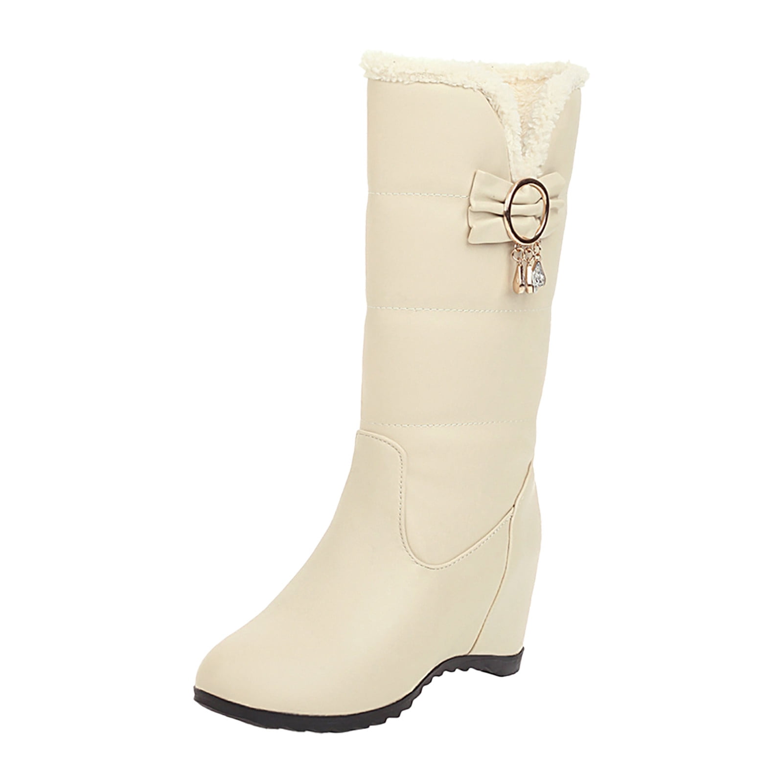 DVKOVI Leather Cowboy Boots for Women Calf Boots for Women Ladies ...