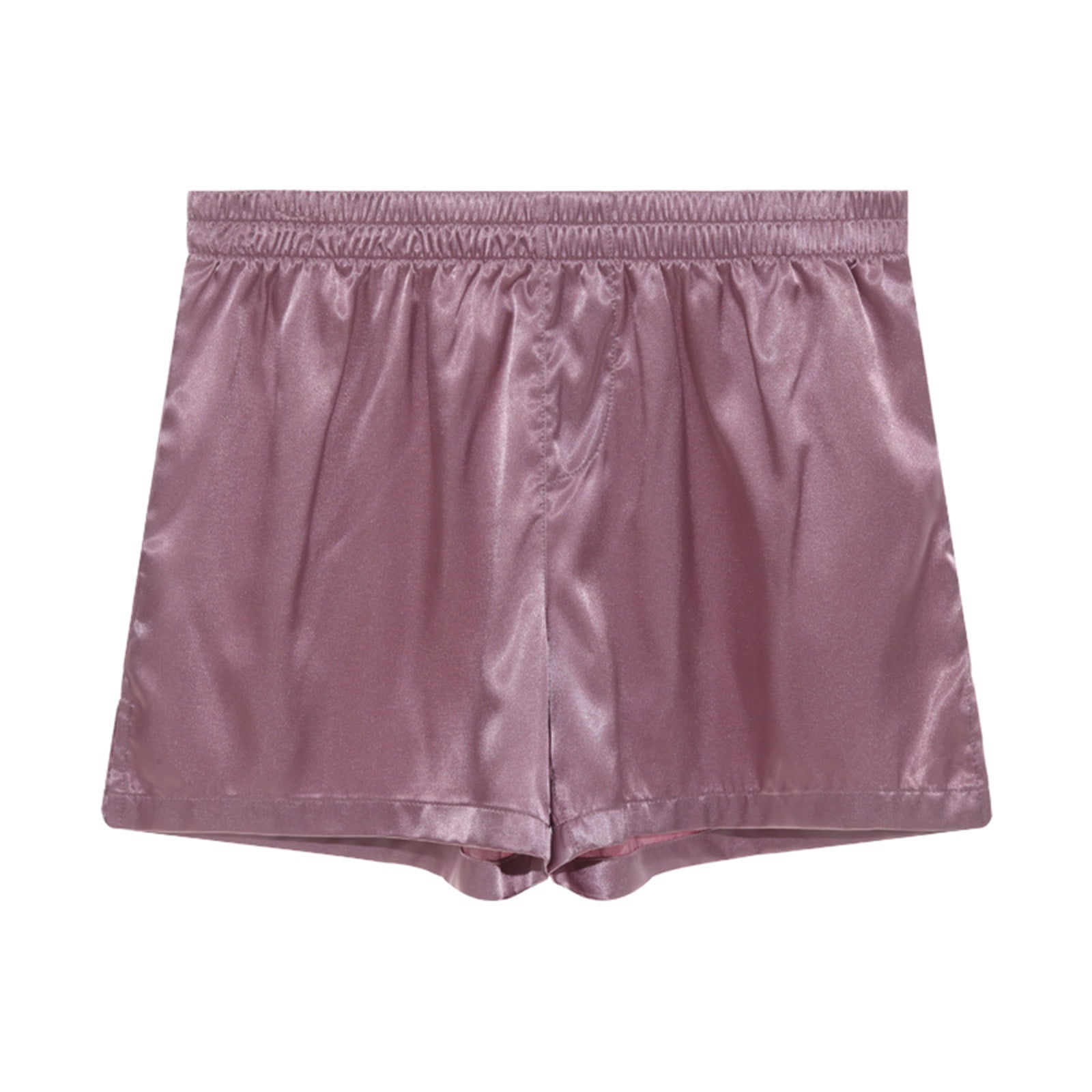 DVKOVI Men's Satin Boxers Pack Silky Boxer Shorts for Men Silk Feeling ...