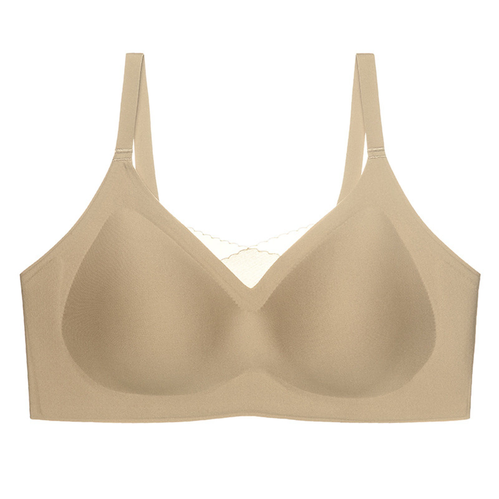 DVKOVI Non Wired Bra Women's Padded Full Cup Bra Without Underwire With ...