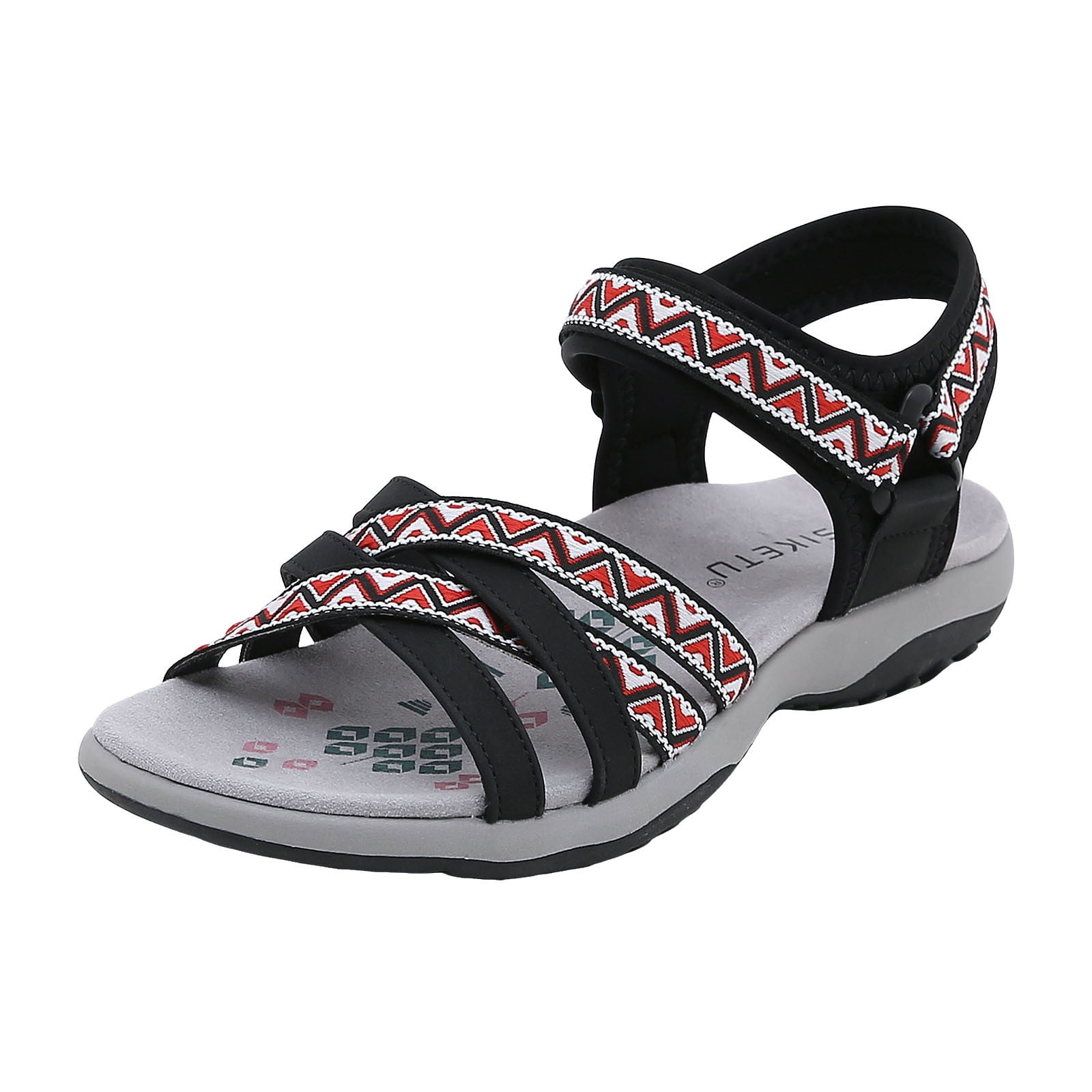 DVKOVI Sandals for Women Hiking Sandal Sport Sandal Arch Support ...