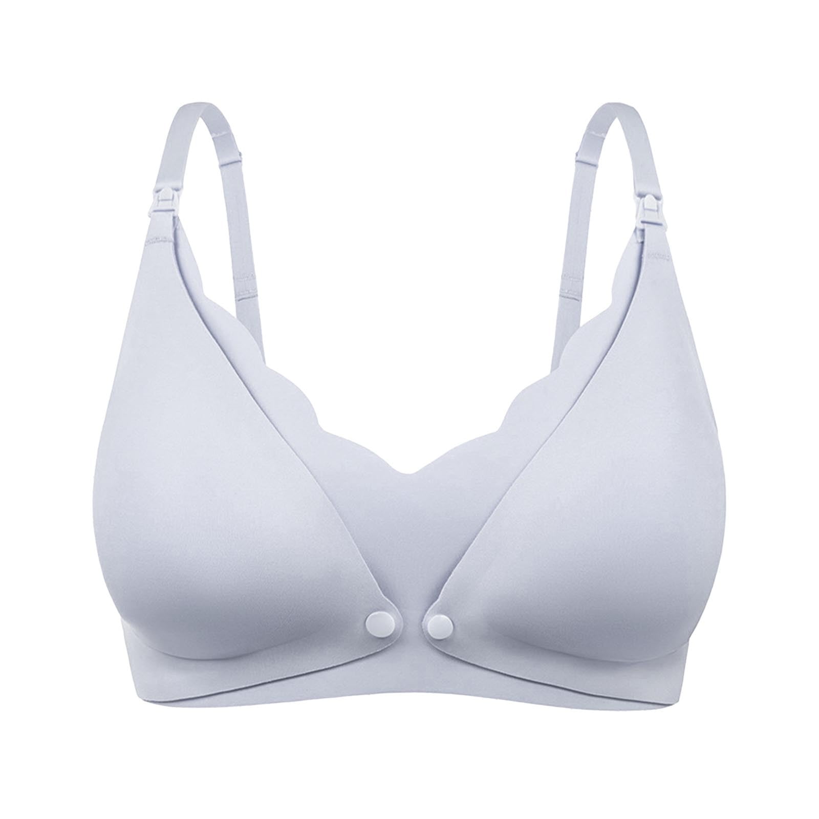 DVKOVI Seamless Bras for Women Lace Nursing Bras Wirefress Front ...
