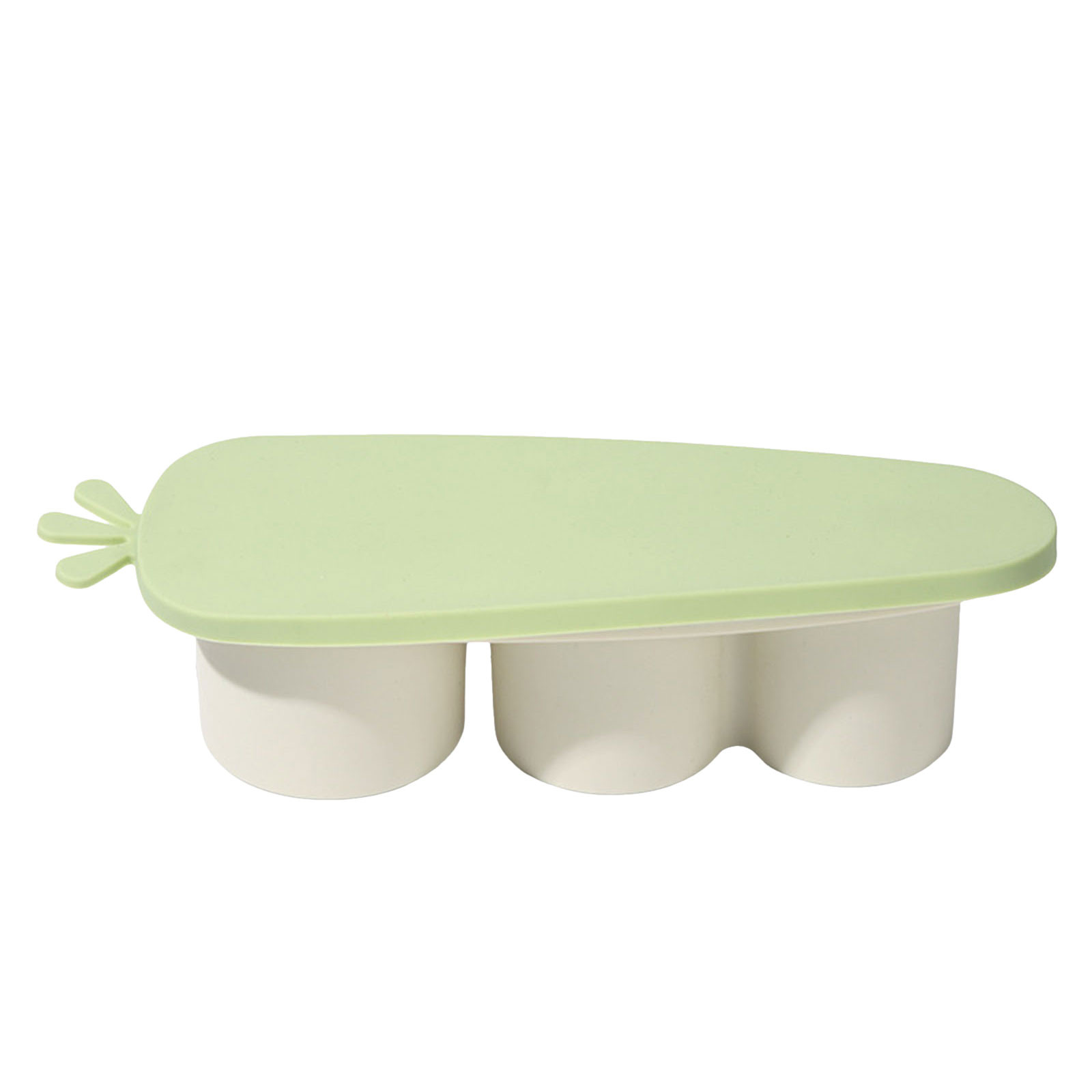 DVKOVI Silicone Hollow Cylinder Ice Cube Tray with Lid Reusable Ice ...