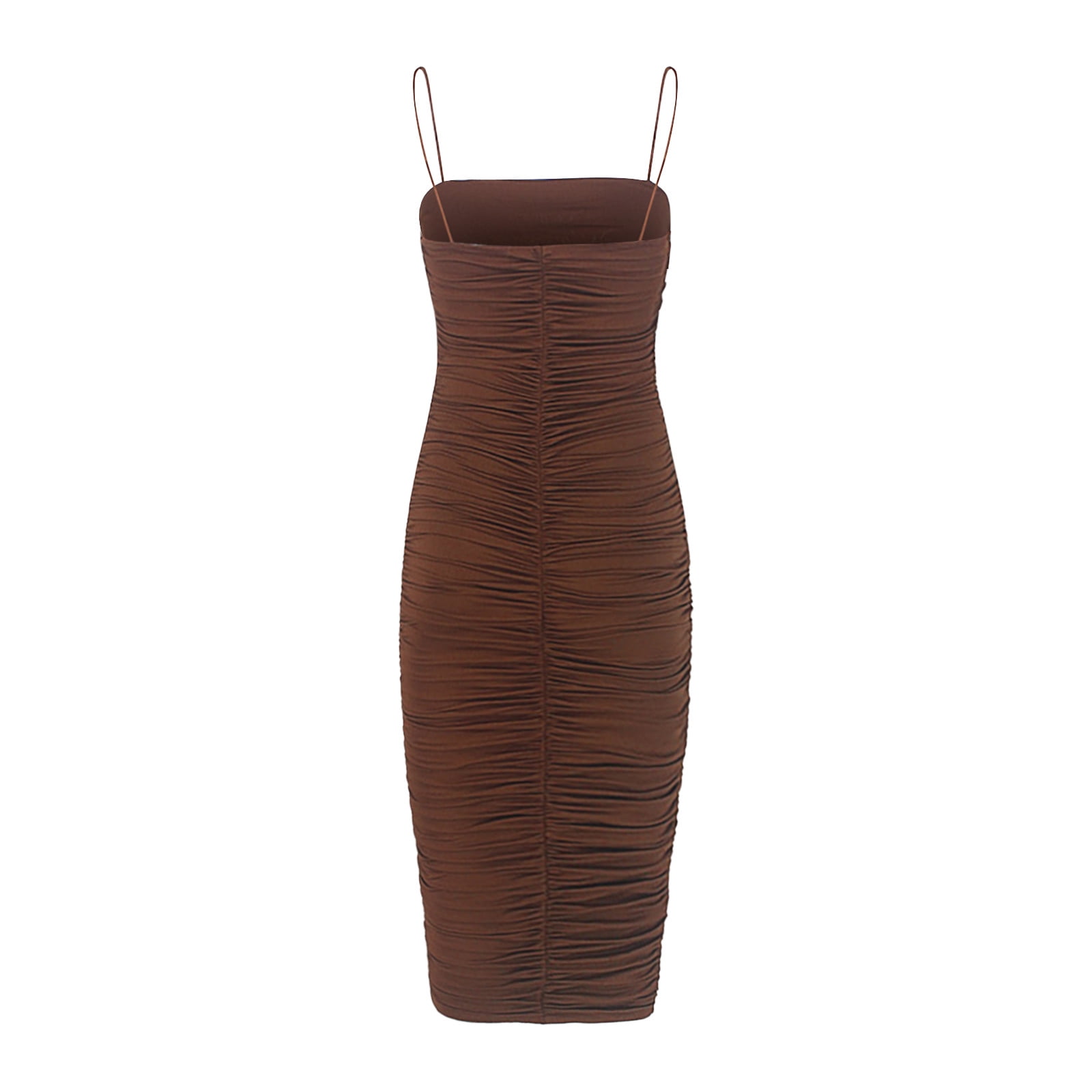 DVKOVI Summer Dresses Solid Color Cocktail Dresses Camisole Dress ...