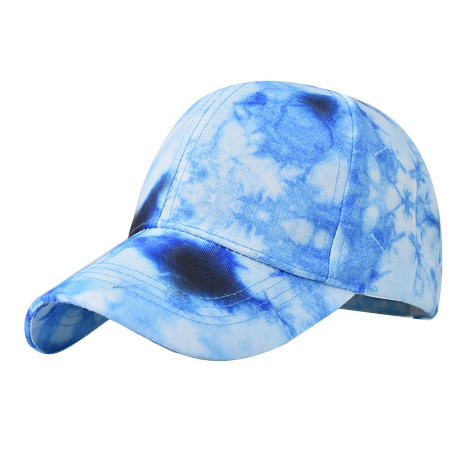 DVKOVI Sun Hat Men Adjustable Tie Dye Baseball Cap Unique American ...