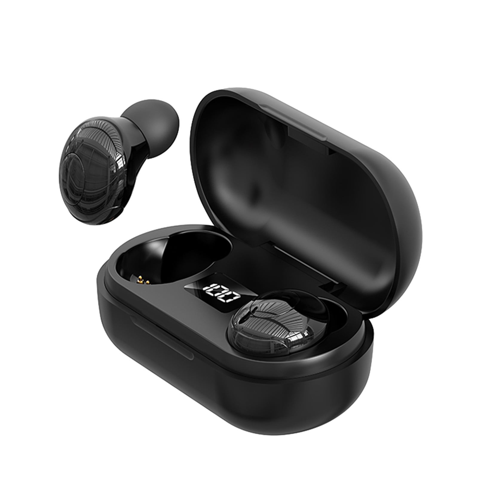 DVKOVI Swimming Ear Buds T8 Display Stereo Wireless Headset Power ...