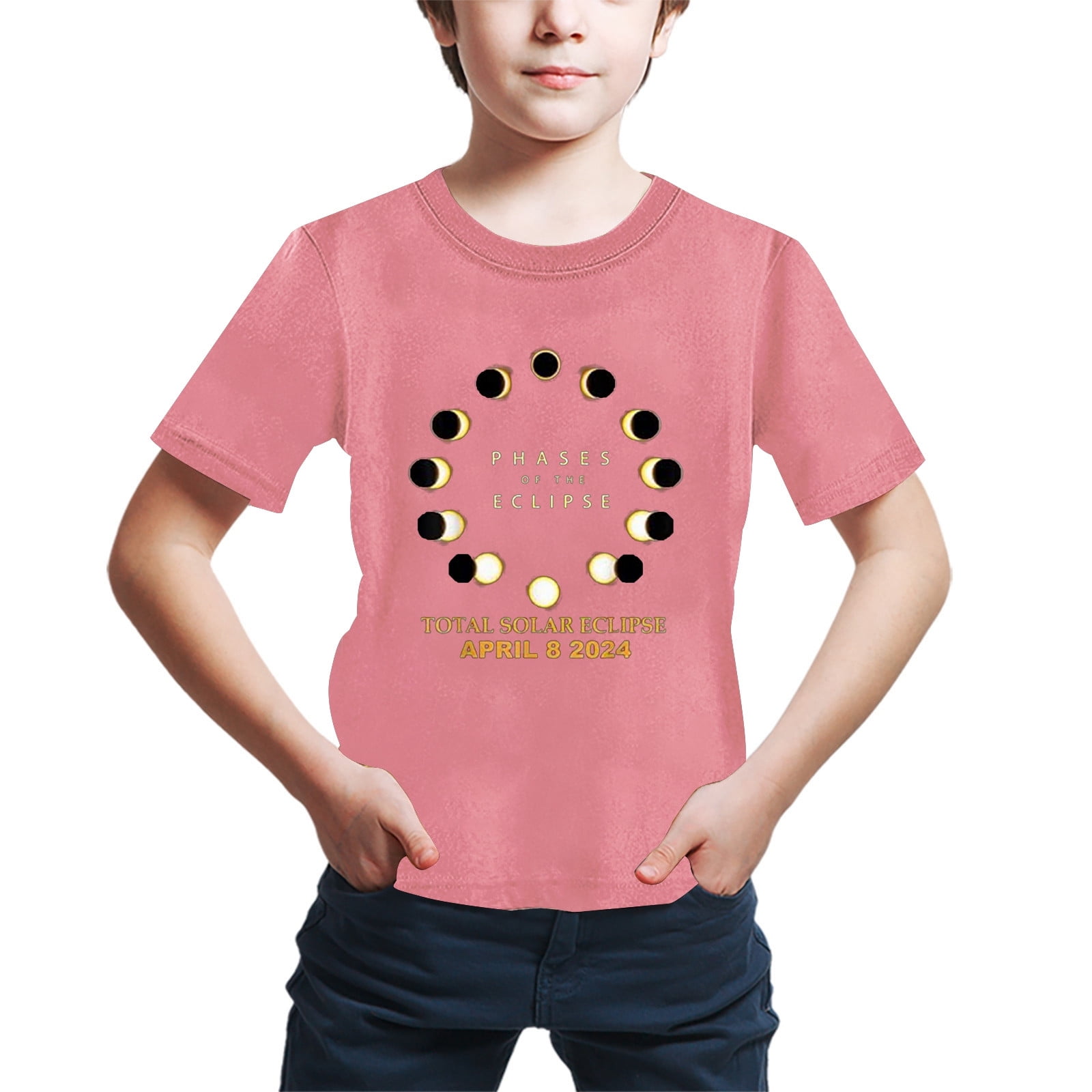 DVKOVI Toddler Boy's Summer Cottton Tee Tops 2024 Children1 to 10 Years Old Kids Total Solar ...