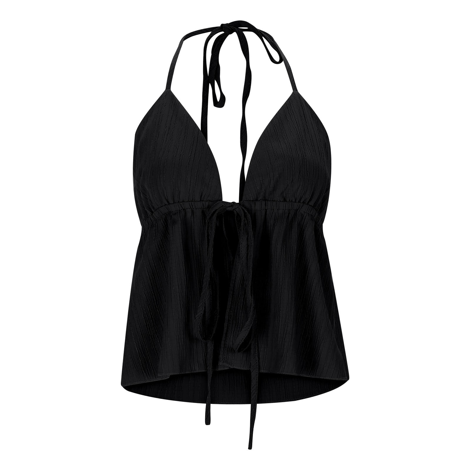 DVKOVI Trendy Tops Halter Tops Womens Crop Tops Summer Women's Summer ...