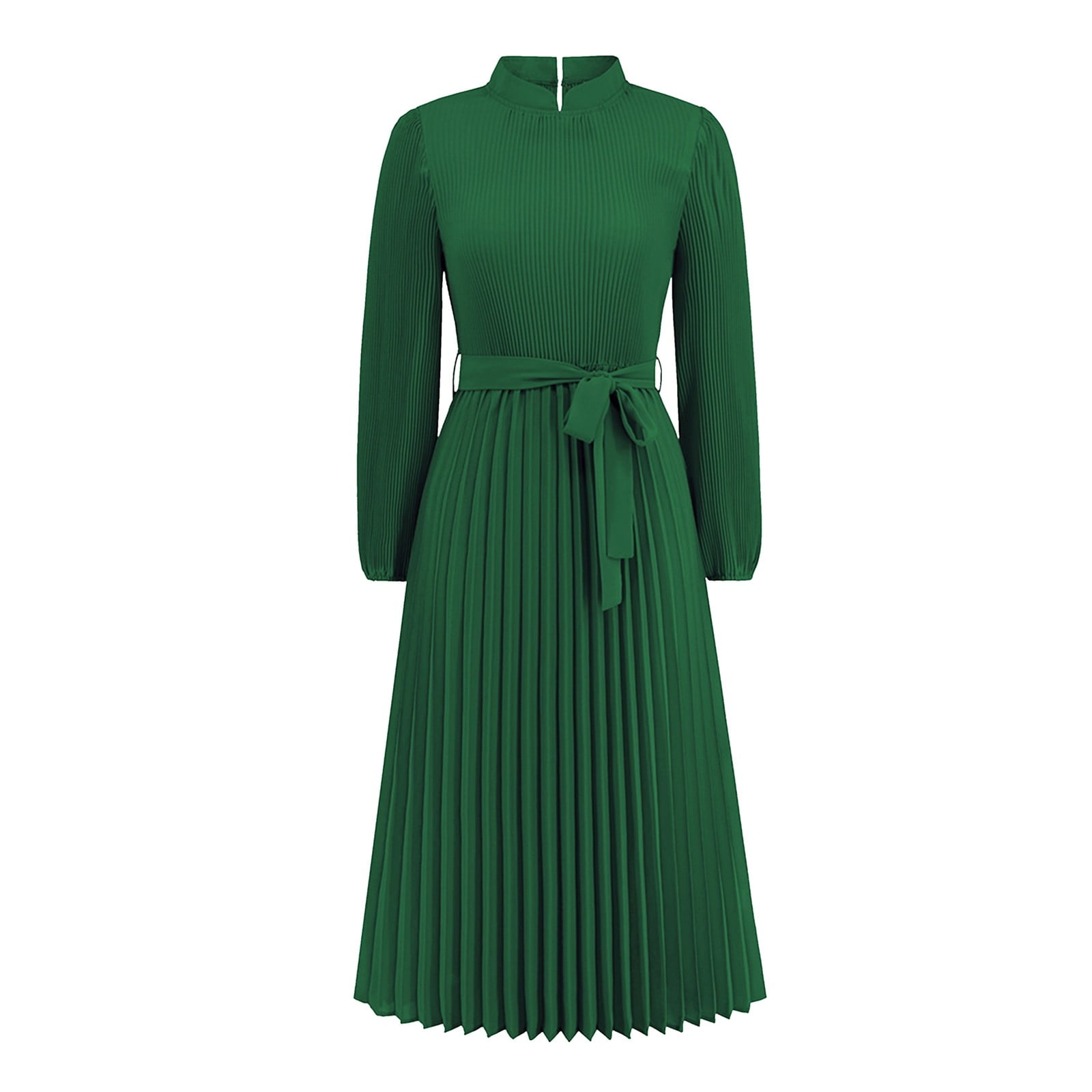 DVKOVI Women's Spring/Summer Ice Shreds Dress Slim Fit Dress Stand Up ...