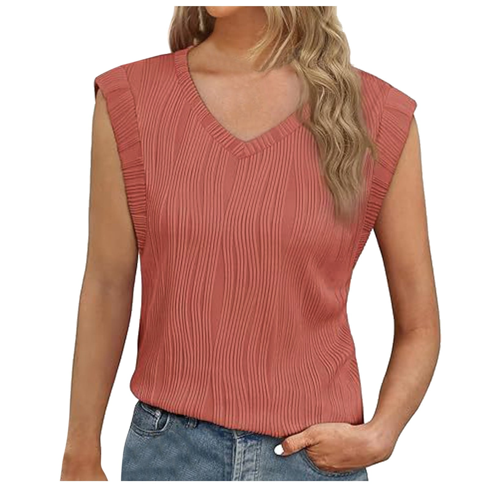 DVKOVI Women's Summer Shirts and Blouses Summer Short Sleeve Tops for ...