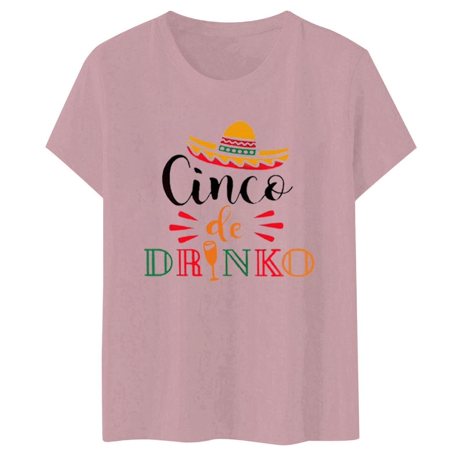 DVKOVI Womens Toos Short Sleeve Blouse for Women Women Letter Casual ...