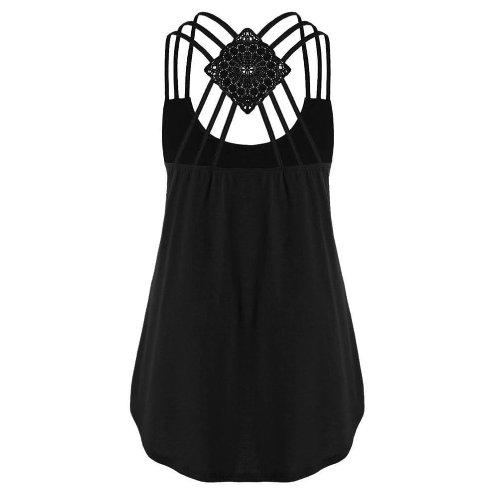 DVKOVI Womens Tops Sleeveless Vest High Low Tank Tops for Women 2024 ...