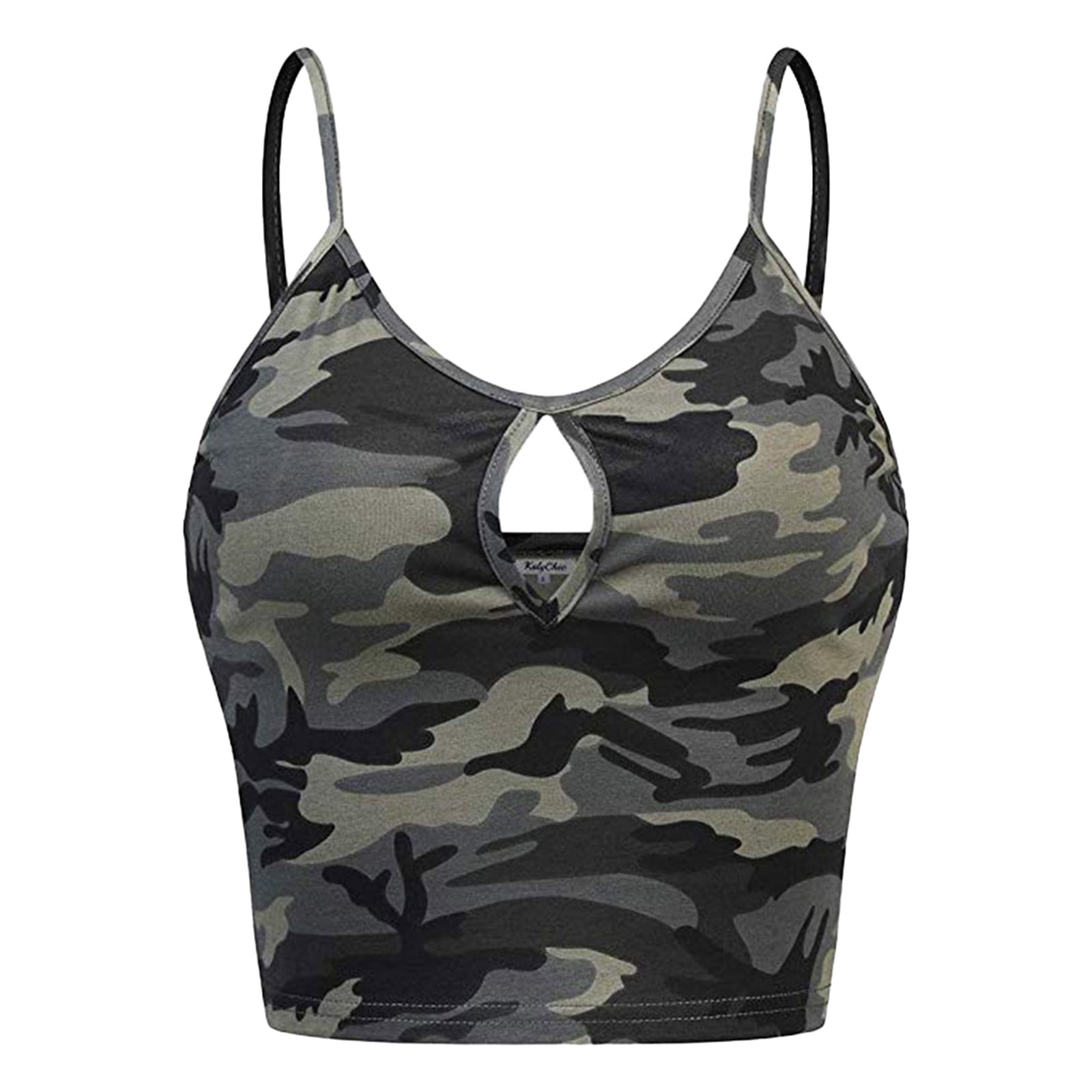 DVKOVI Workout Clothes Crop Tank Tops for Women Women's Sleeveless V ...