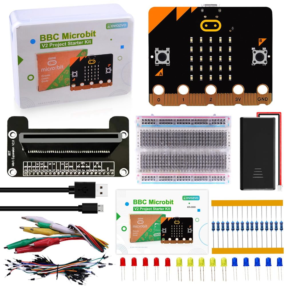 DVOZVO Basic Starter Kit KEF16 for BBC Microbit Programming Built-in ...