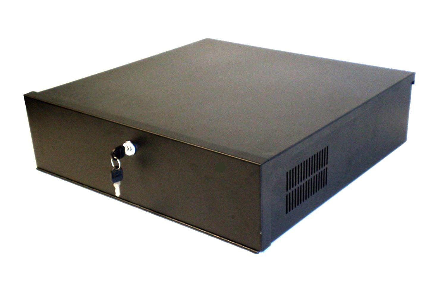 DVR Lock Box 18"x18"x5", 1.5mm steel, with fan, Lock and Key included ...